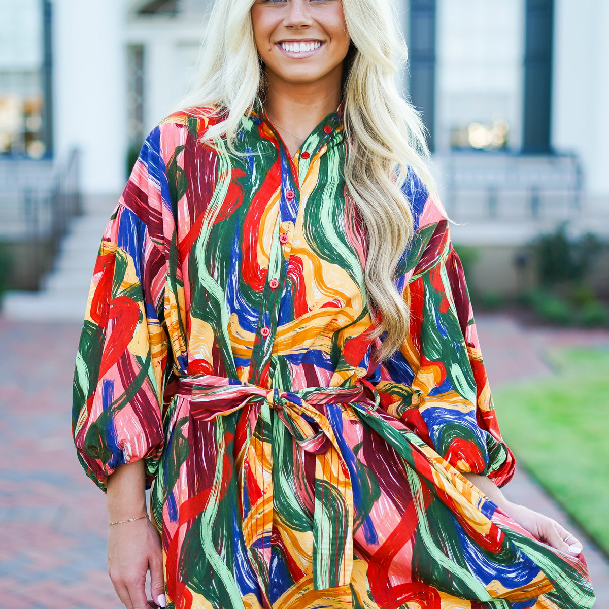 Lexi Dress - Abstract - FINAL SALE – South Boutique