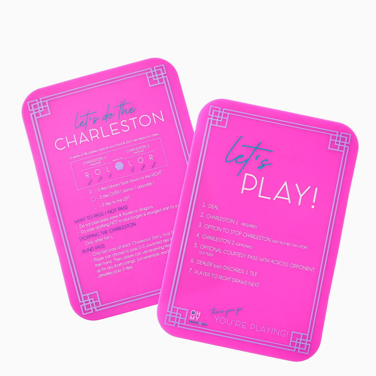 OH MY MAHJONG Pink Shufflers – South Boutique