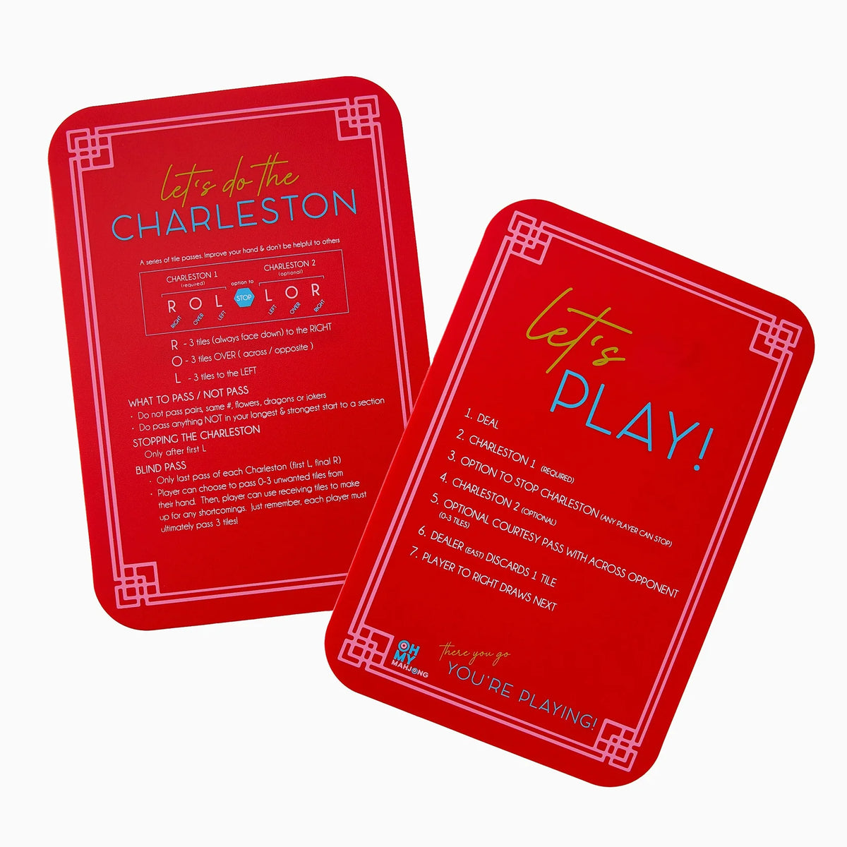 OH MY MAHJONG Red Shufflers – South Boutique